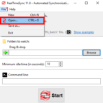 FreeFileSync – How To Setup Real-Time Folder Sync In Background on ...